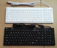 China NEMA 4x silicone hospital magnetic keyboard mouse combo set with Russian Hebrew layout for sale