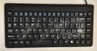 China Small black medical silicone keyboard without keypad and mouse combo for hospital device for sale