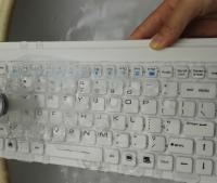 China AZERTY industrial keyboard mouse combo with trackpad cleanable by medical alcohol for sale