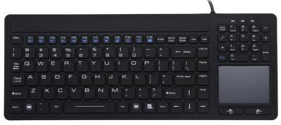 China AZERTY industrial keyboard mouse combo with trackpad cleanable by medical alcohol for sale