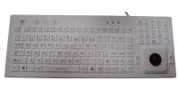 China IP68 industrial trackball keyboard with black optical ball and backlight for sale