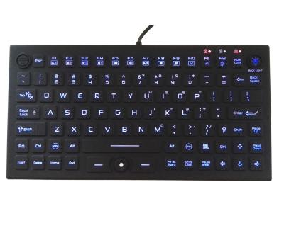 China waterproof industrial keyboard 89 button with mouse knob and left right click for sale