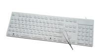 China All in PS2 medical keyboard with IP68 cleanable 105 keys for dental hospital use for sale