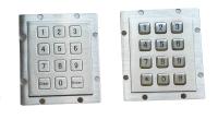 China Weather proof industrial 16 key custom metallic keypad with optical trackball optional for sale