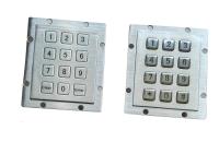 China Weather proof industrial 16 key custom metallic keypad with optical trackball optional for sale