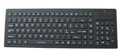 China waterproof wireless medical keyboard with full function and wireless mouse for sale