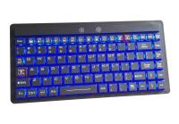 China smart ruggedized keyboard 89 keys with high key stroke and backlight for sale