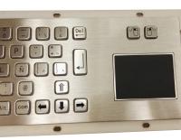 China 67keys rugged keyboard Usb Ps2 with Rear Panel Mount Sealed Touchpad for sale