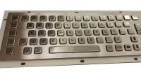 China 67keys rugged keyboard Usb Ps2 with Rear Panel Mount Sealed Touchpad for sale