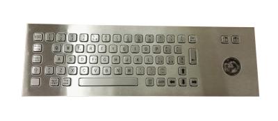 China embedded industrial keyboard with 38.mm stainless steel trackball in Italy for sale