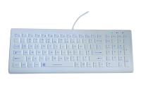 China USB UL94-V0 Medical Keyboard with Sterile Number Pad & Backlit for sale
