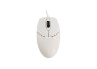 China Wheel Scroll Plastic Waterproof Med Mouse with Optical DPI in White for sale