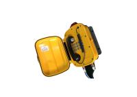China weatherproof industrial phone box with wall mount and loud speaker for sale
