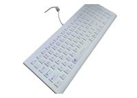 China Sterilized CE medical keyboard with agile backlight buttons and mechanical switch for sale