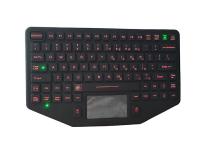 China 24V Rugged Keyboard MIL EMC with vehicle mounting MIS-D 75mm M4 solution for sale