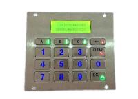 China LCD display keypad by industrial metal with 16 backlit buttons RS232 for sale