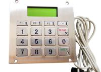 China RS485 industrial LCD display keyboard with 16 backlighting numeric S316 keys for sale