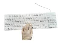 China Sterilized Espanol Medical certified keyboard with USB and 105 keys Latex free for sale
