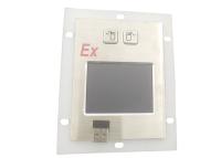 China wireless explosion proof metal touchpad for the EX coal mine system application for sale