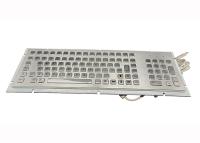 China panel mount Industrial Keyboard with 103 Buttons stainless steel for Kiosk keyboard for sale