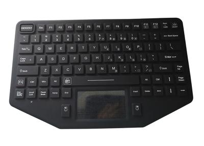 China MIL-STD 461 rugged keyboard with 88 keys and touchpad mouse for tablet for sale