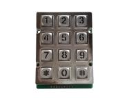 China door phone industrial numerical keypad with 12 keys and dot matrix programmable for sale