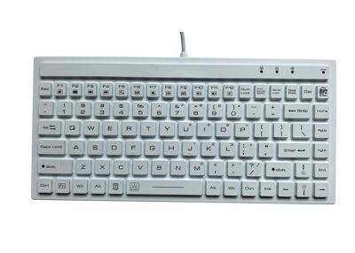 China ESD LEVEL 4 medical keyboard with 88 Low profile keys and clean mode for sale