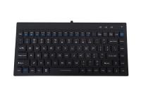 China 18KV ESD industrial keyboard with washable 88 keys and PS2 interface for sale