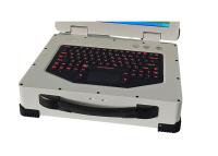China EMC rugged keyboard 88 keys with trackpad for portable US rugged pc for sale