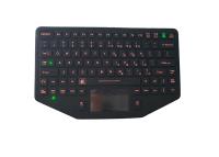 China EMC rugged keyboard 88 keys with trackpad for portable US rugged pc for sale