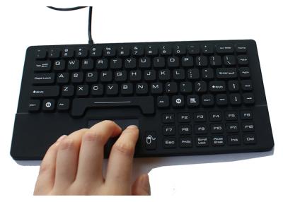 China oil proof industrial keyboard compact design with touchpad and Fn12 for sale