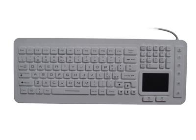 China Italian medical keyboard with Backlit antibacterial washable 100 keys for sale