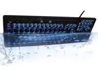 China sanitized IP68 medical keyboard with integrated touchpad and key pad for sale