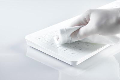 China Glass Medical Keyboard with ABS enclosure, wireless glass medical keyboard for sale