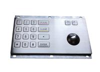China Waterproof Industrial Keypad Metalic with 38.mm Mechanical Trackball USB for sale