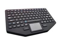 China ikey wireless medical keyboard with bluetooth trackpad and VESA 75 mounting for sale
