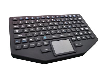 China ikey wireless medical keyboard with bluetooth trackpad and VESA 75 mounting for sale