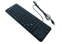 China oil proof Industrial keyboard with washable touchpad and clean mode IP68 for sale