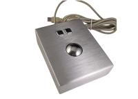 China IK09 industrial trackball movable with 2 buttons by metal enclosure for sale