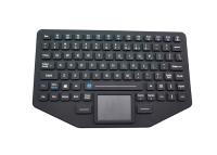 China Bluetooth rugged keyboard 88 keys with 75x75 VESA holes and trackpad for sale