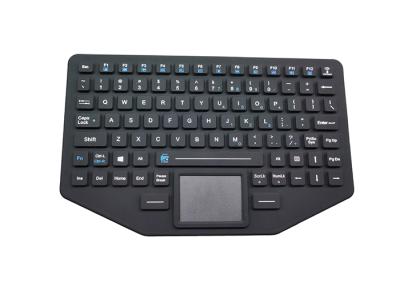 China Bluetooth rugged keyboard 88 keys with 75x75 VESA holes and trackpad for sale