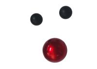 China Rugged 34.mm quality black optical trackball with 800 DPI for ultrasound medical device for sale