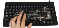 China SGS anti-microbial medical healthcare application keyboard with 88 keys for sale