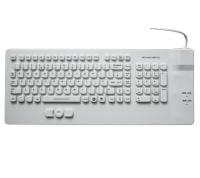 China AIO Medical Keyboard With USB Built-In IP68 Mouse For Hospital Trolley for sale