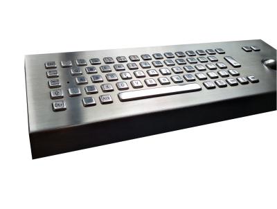 China enclosure industrial keyboard with Euro and metal trackball for heavy duty use for sale