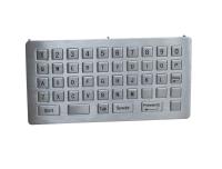 China 46 key industrial keyboard with flat Polish keys and shorten USB cable for sale