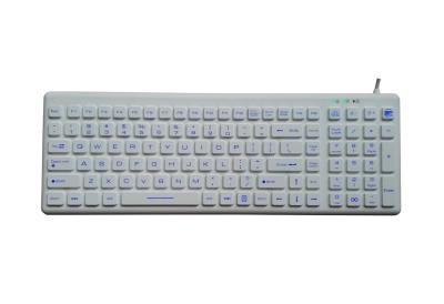 China Waterproof magfix medical keyboard with power key and OEM logo for sale