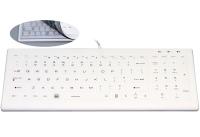 China EN 60950 Medical Keyboard Washable by Scissor Switch with backlight for sale