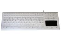 China Touchpad Medical Keyboard With 24 Fn Keys And Three Mouse Buttons for sale