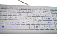 China Magnet fix Medical Keyboard Antibacterial With Backlit Against COVID-19 for doctor for sale